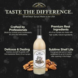 Almond Orgeat Cocktail Syrup - Liquid Alchemist